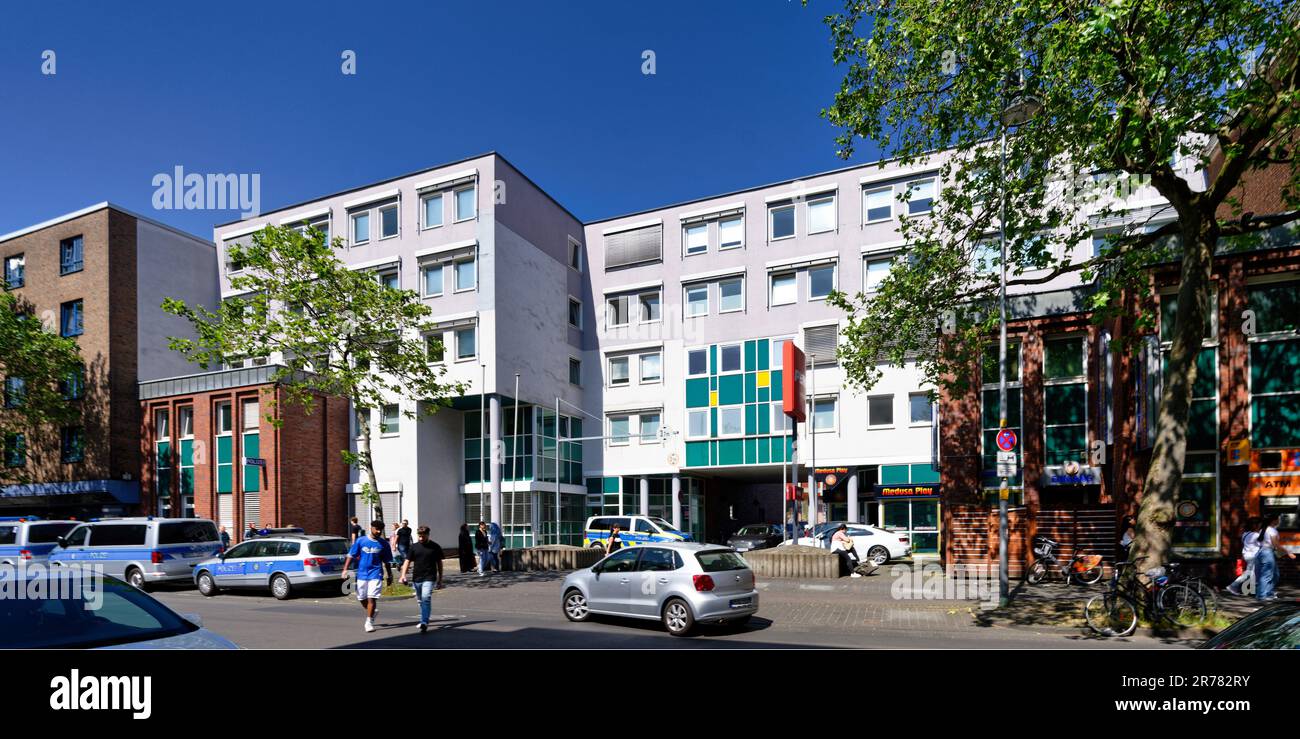 cologne, germany june 1 2023: building of the police station ehrenfeld ...