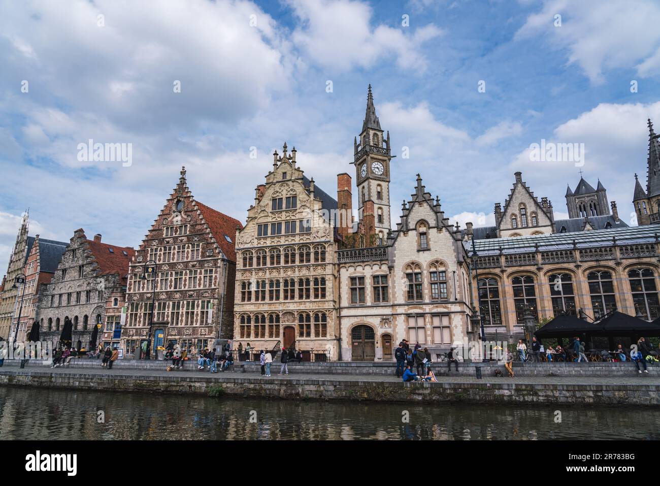 Historic buildings in Gent, Belgium Stock Photo - Alamy