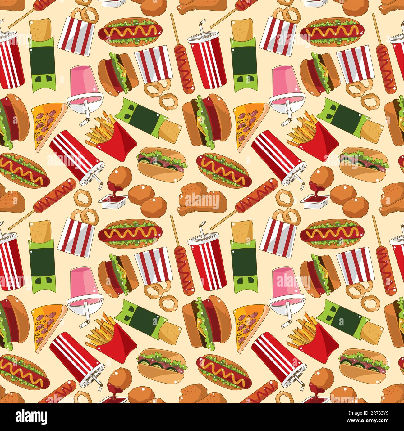 Wallpaper with fried egg pattern hi-res stock photography and images ...