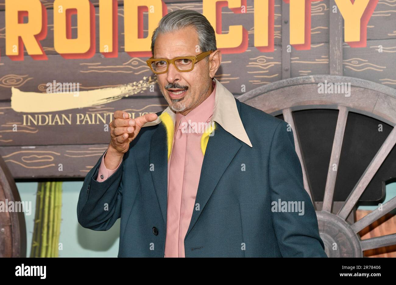 Jeff Goldblum attends the premiere of "Asteroid City" at Alice Tully ...