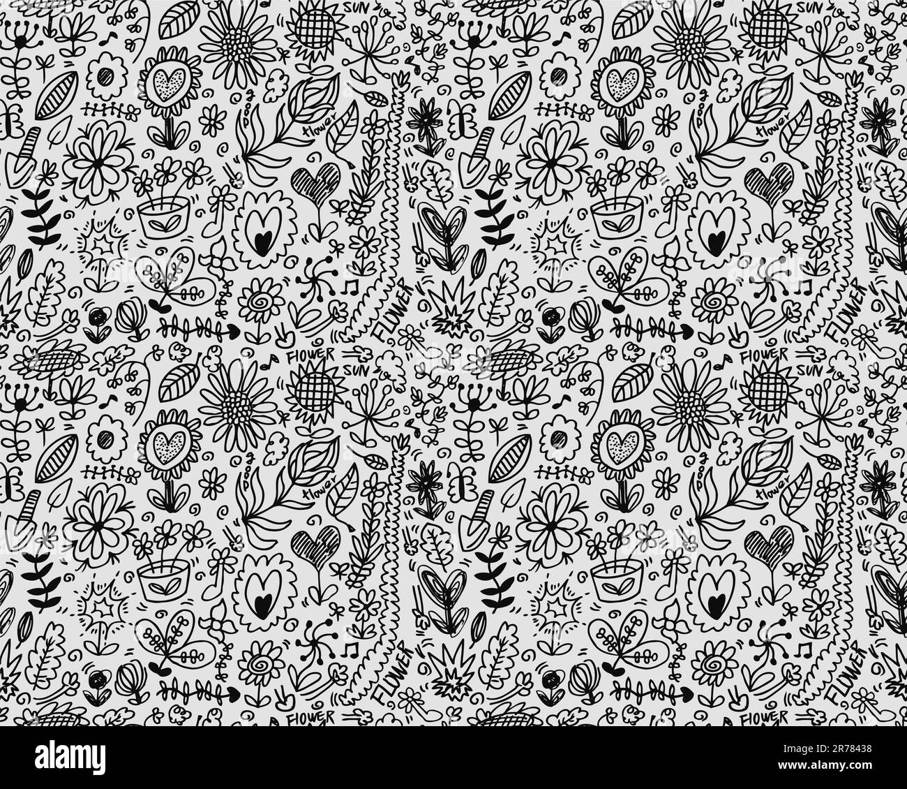 Adorable flower Stock Vector Images - Alamy