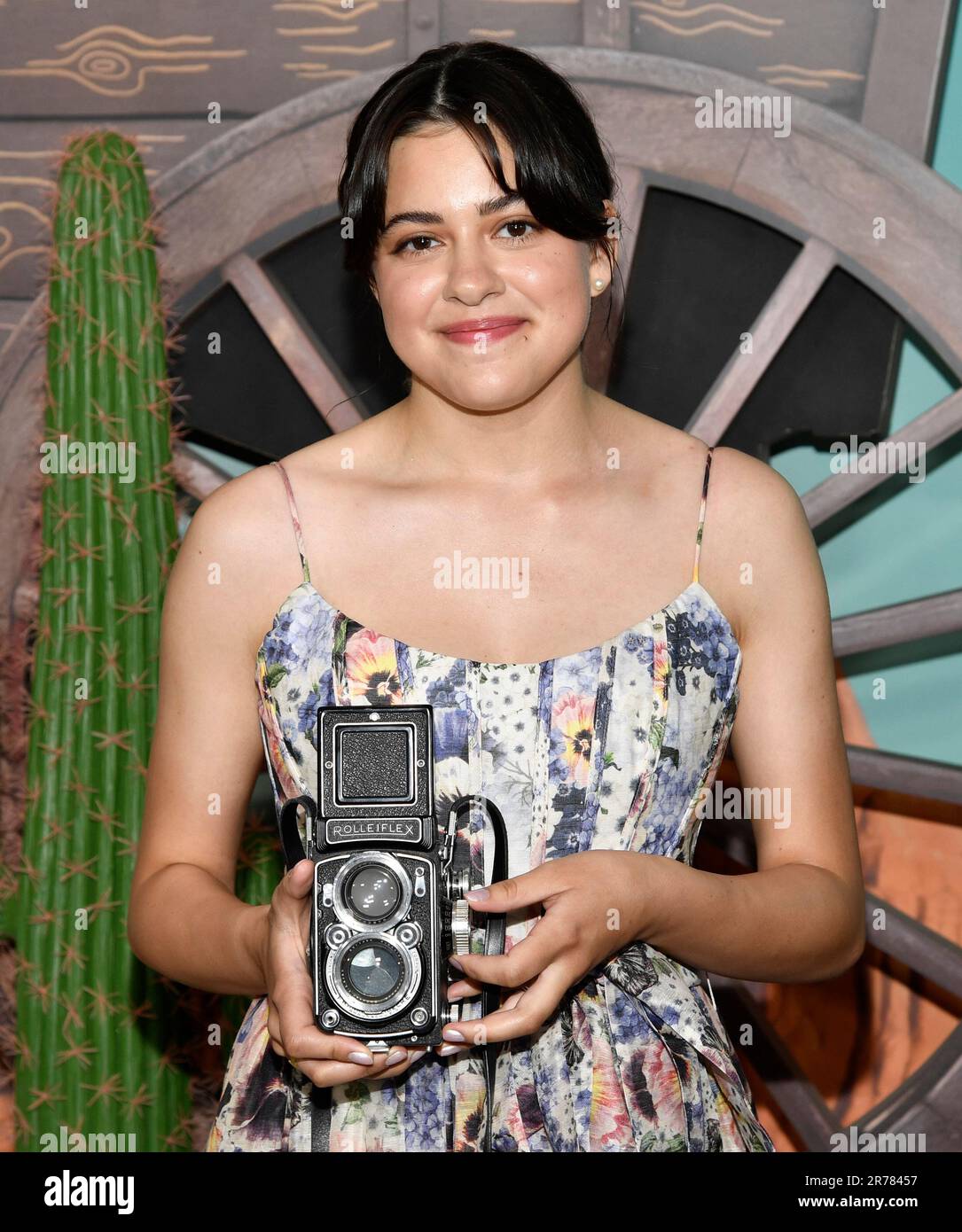 Grace Edwards attends the premiere of "Asteroid City" at Alice Tully ...