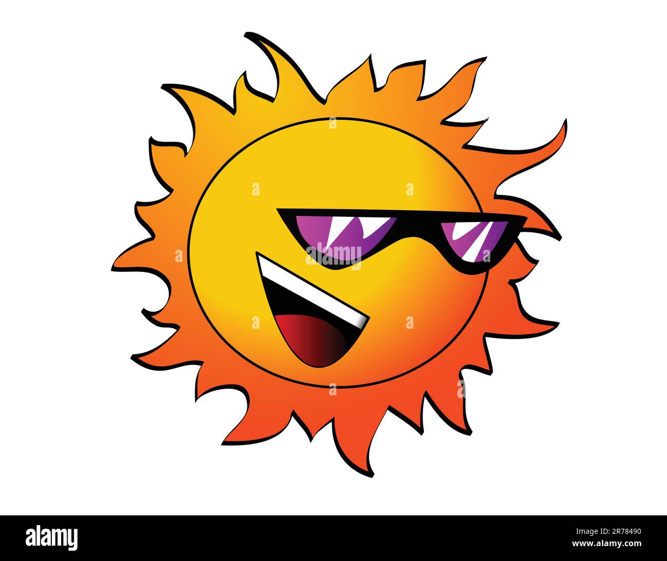Abstract sun vector Stock Vector Image & Art - Alamy