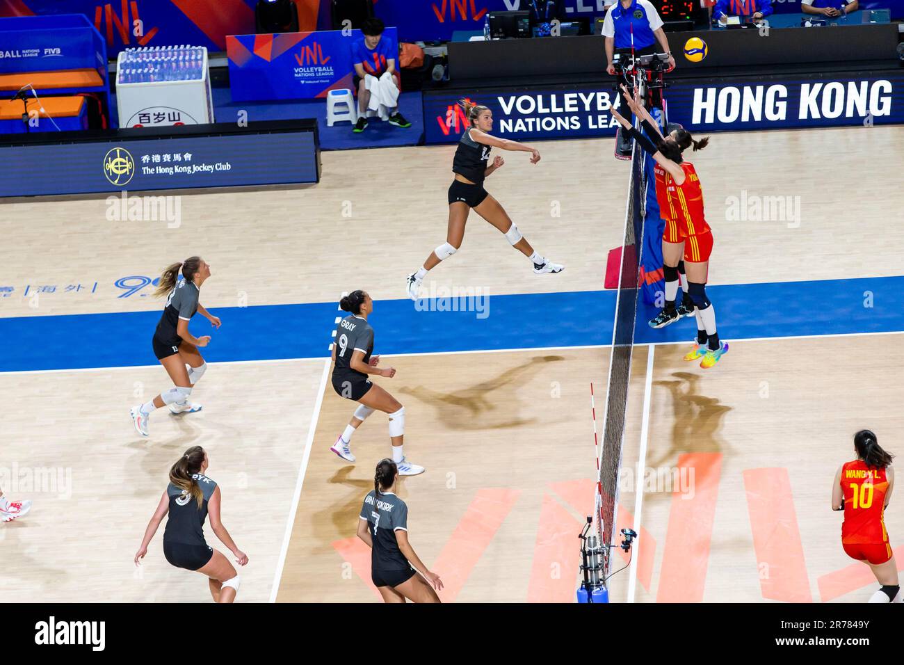 Hong Kong, Hong Kong. 13th June, 2023. Hilary Howe of Canada (#14) seen ...
