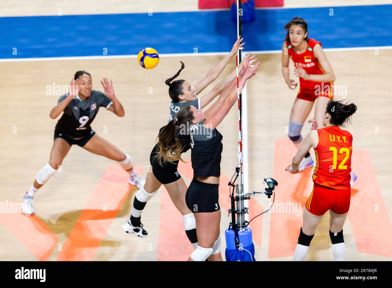 Hong Kong, Hong Kong. 13th June, 2023. Kiera Van Ryk (#3) and Shainah ...