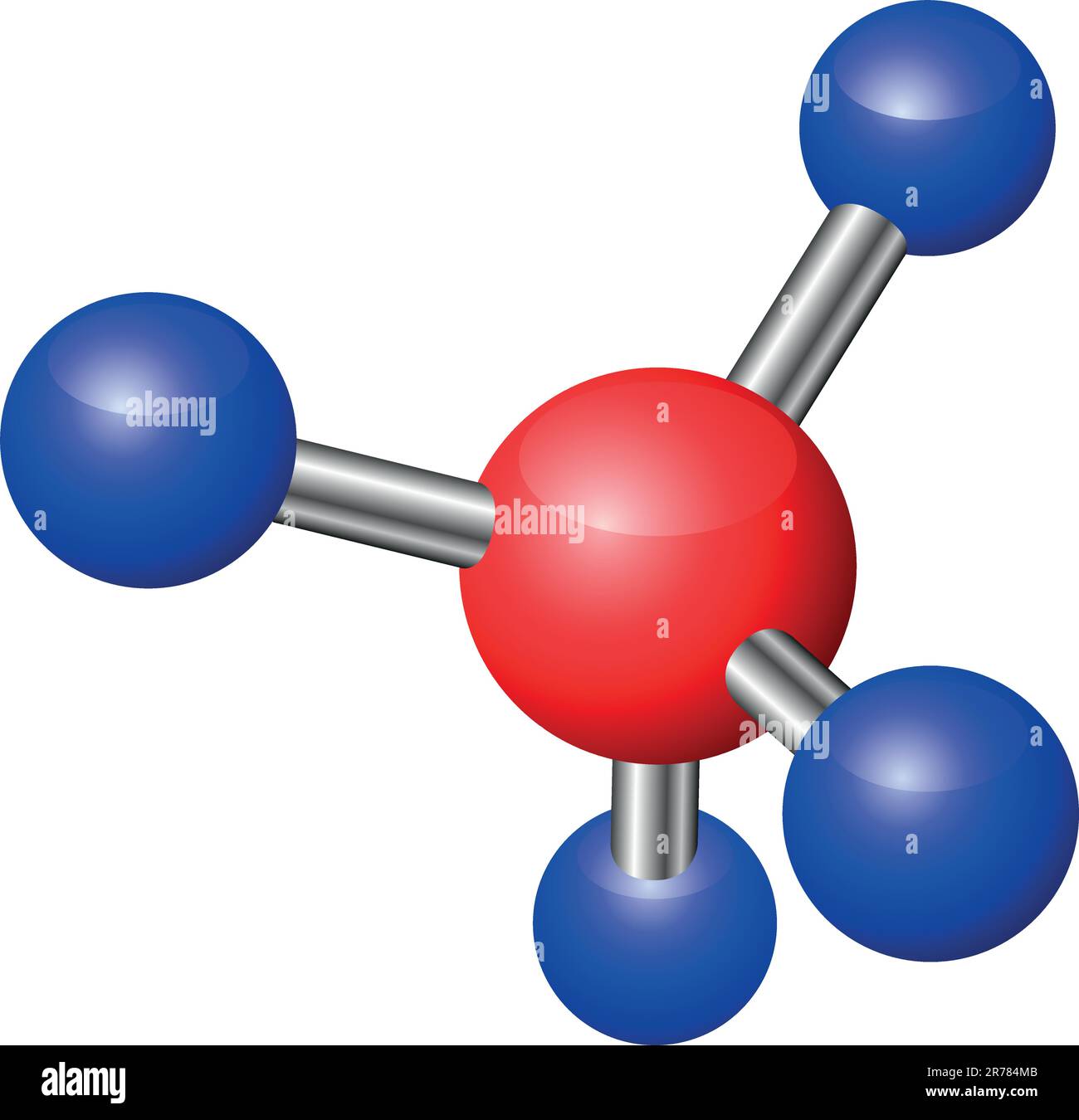 illustration of a small molecule Stock Vector Image & Art - Alamy