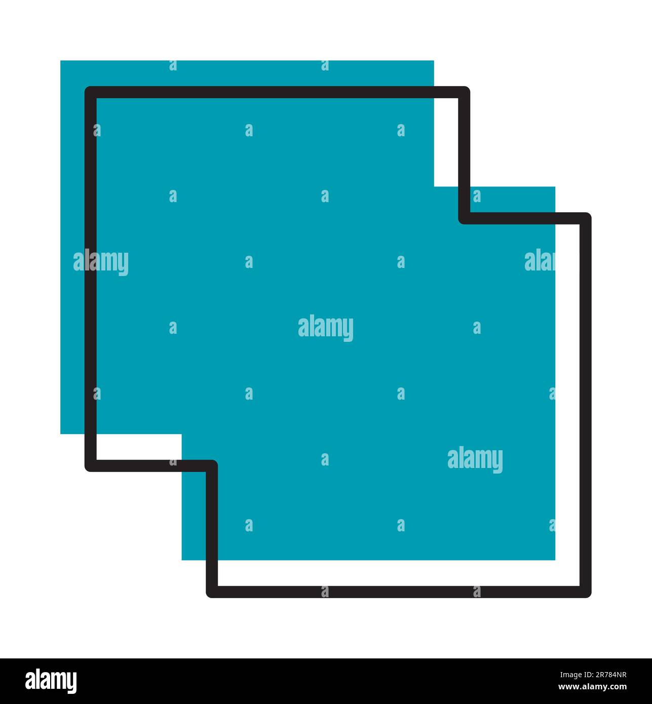 Trendy vector minimalist geometric line color basic element. Shape ...