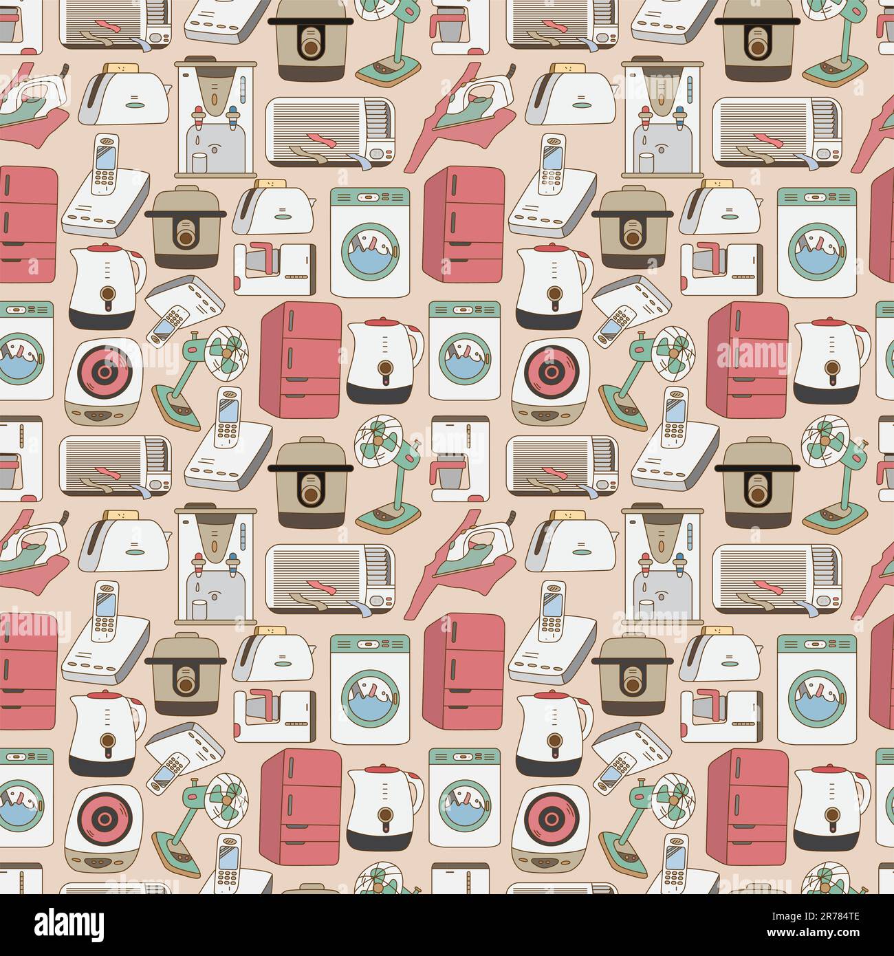 Home appliances design Stock Vector Images - Alamy