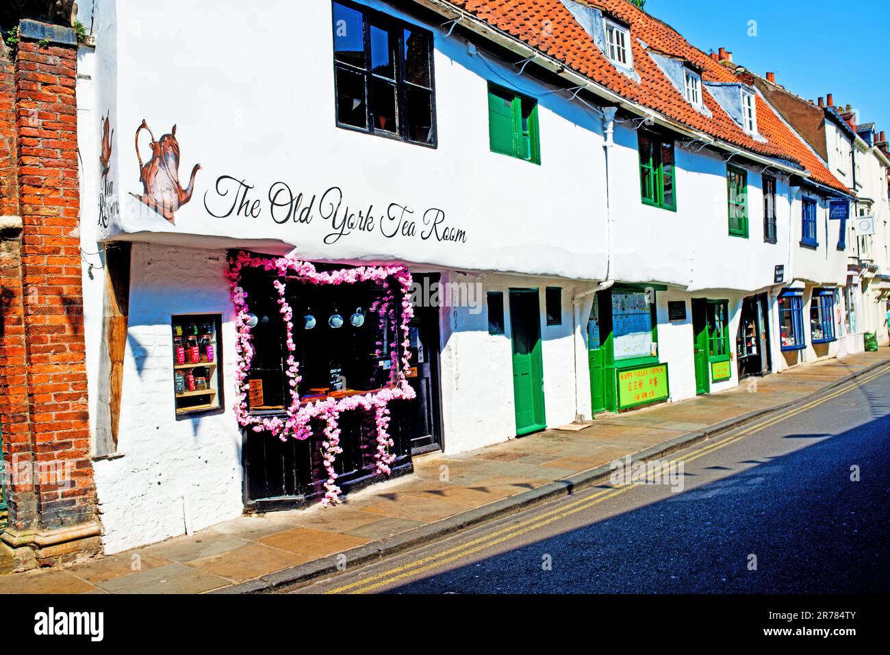 Our Ladys Row Cottage, Goodramgate, York, Yorkshire, England Stock ...