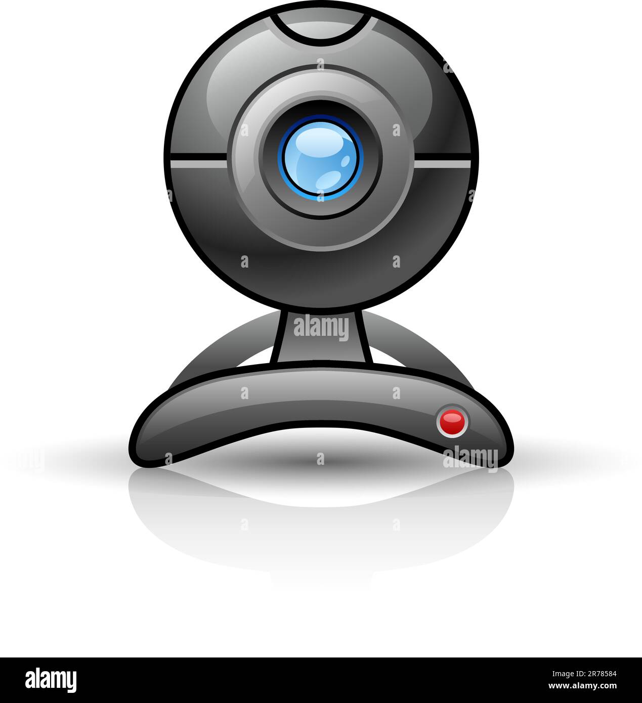 Web surveillance camera Stock Vector Images - Alamy