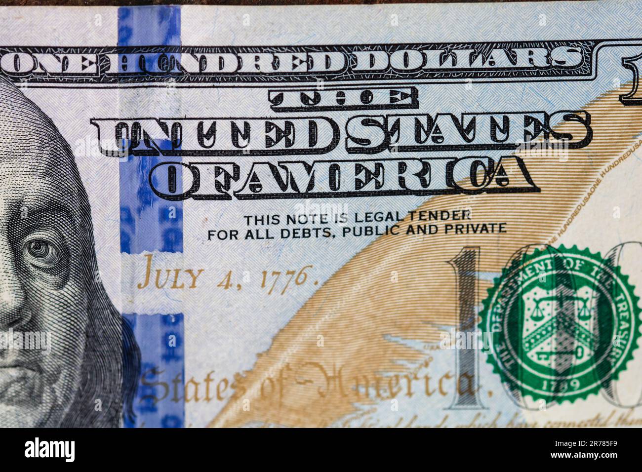USD Currency Amidst American Inflation Challenges Stock Photo - Alamy