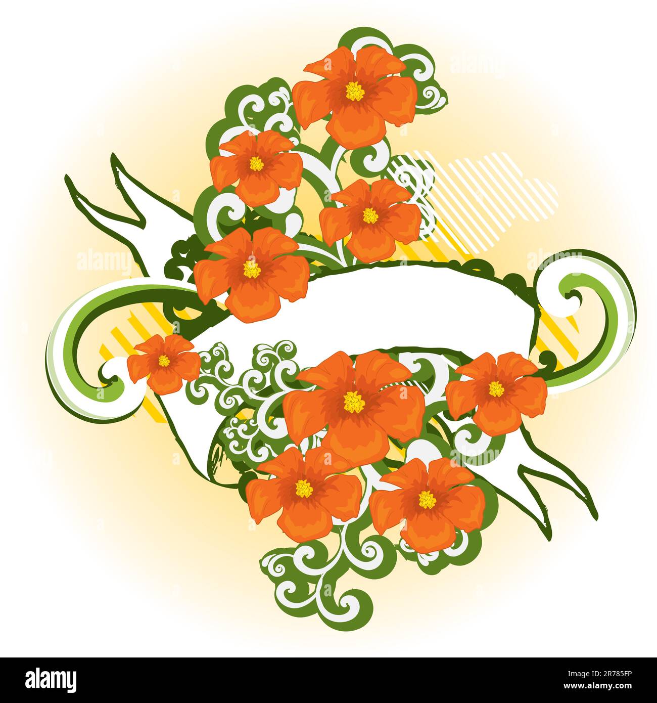 flower background design Stock Vector Image & Art - Alamy
