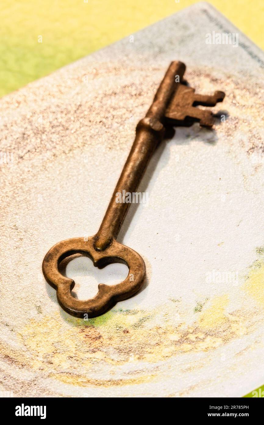 Vintage Skeleton Key Still Life, USA Stock Photo - Alamy