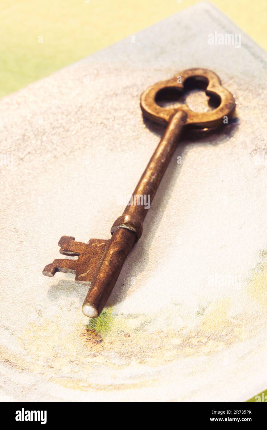 Vintage Skeleton Key Still Life, USA Stock Photo - Alamy