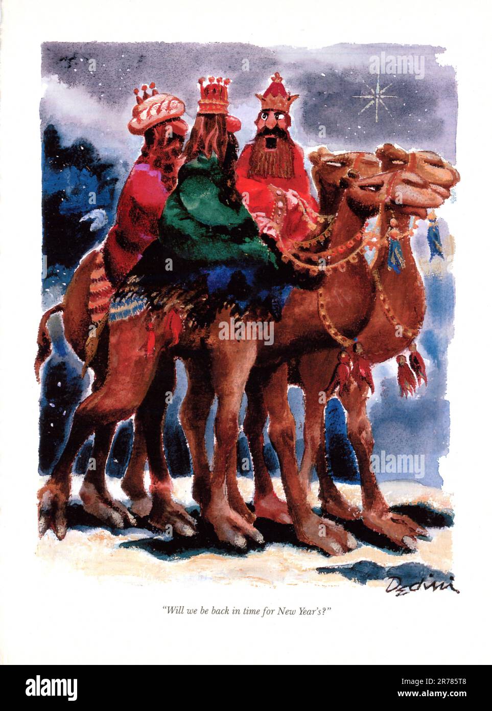 Vintage "Playboy" Magazine January 1998 Issue Cartoon, USA Stock Photo ...