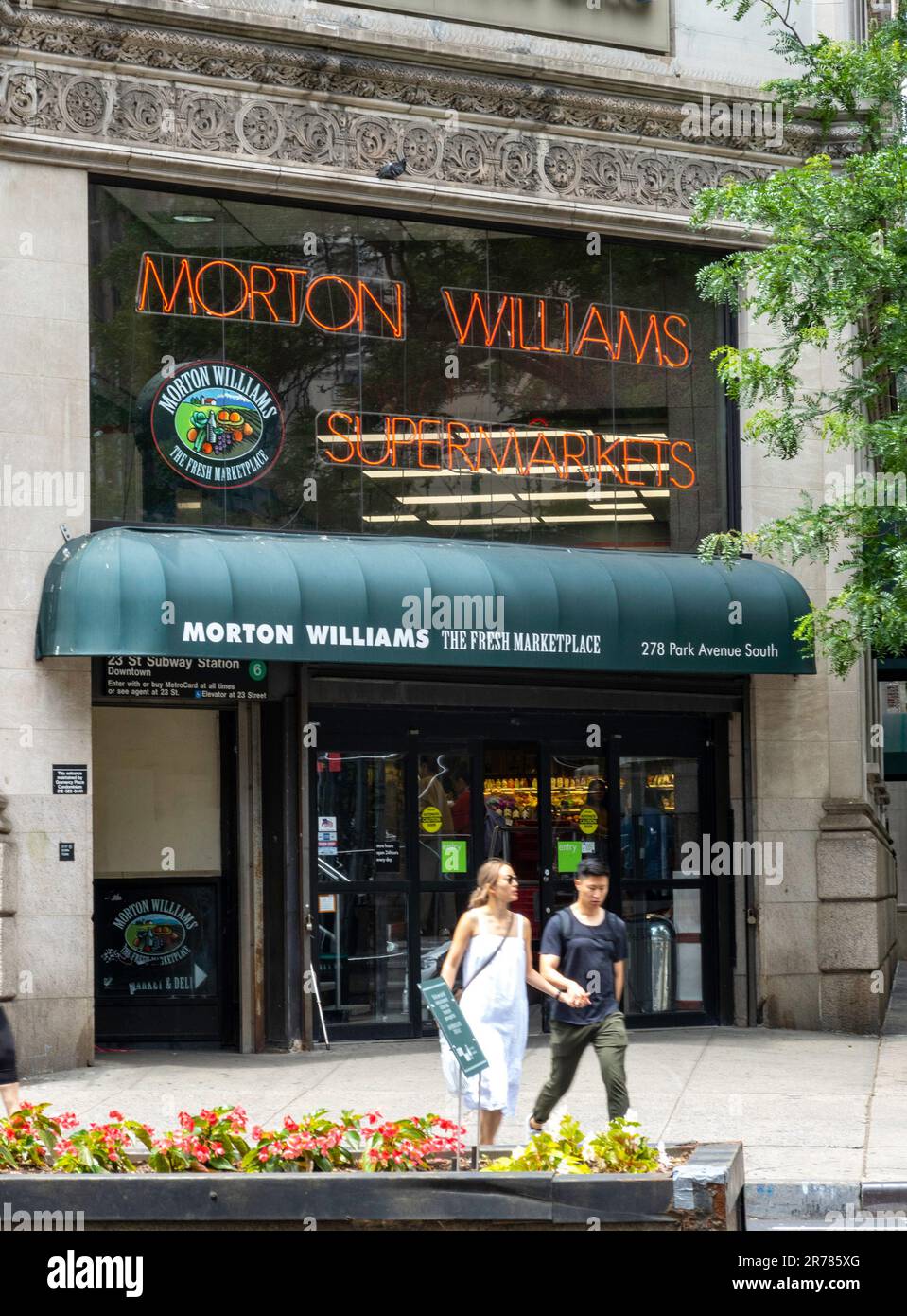 Morton Williams Supermarket is a grocery store located on Park Avenue ...