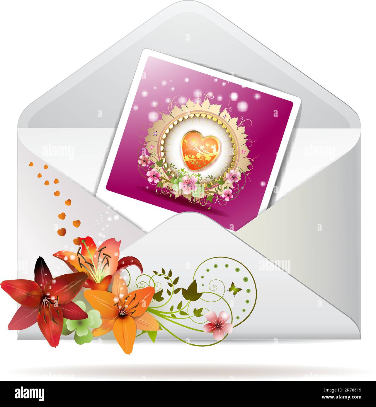 Envelope photo Stock Vector Images - Alamy