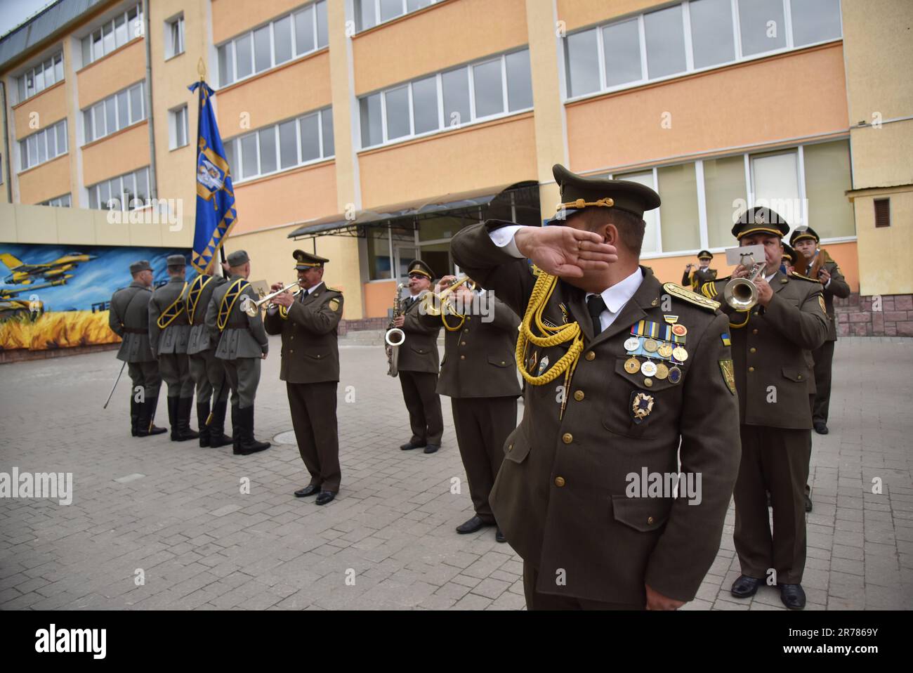 June 10, 2023, Lviv, Ukraine: Cadets seen during the graduation ...