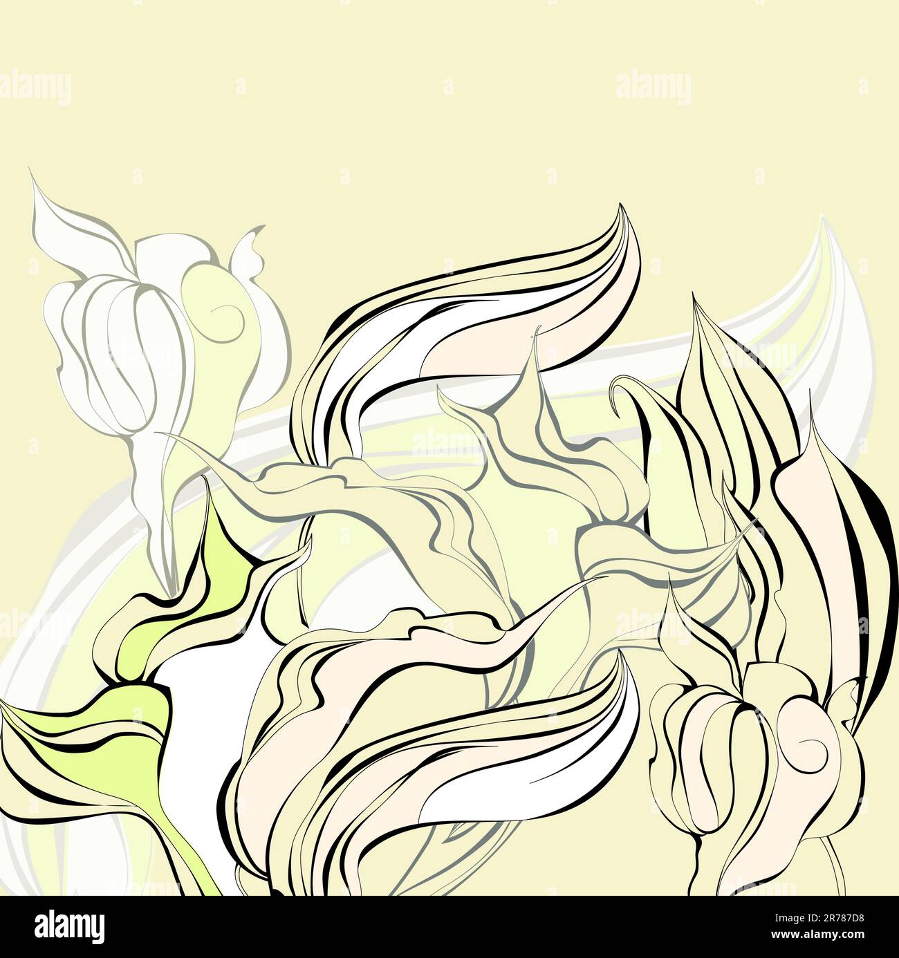 Iris tree artist Stock Vector Images - Alamy