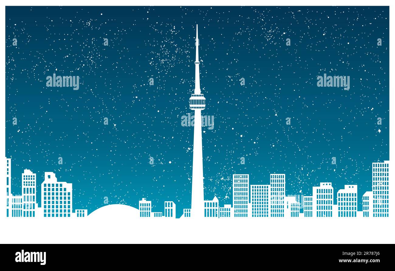 vector cityscape of toronto Stock Vector Image & Art - Alamy