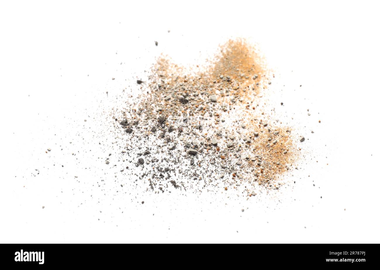 Dusty grain particles background Cut Out Stock Images & Pictures - Alamy