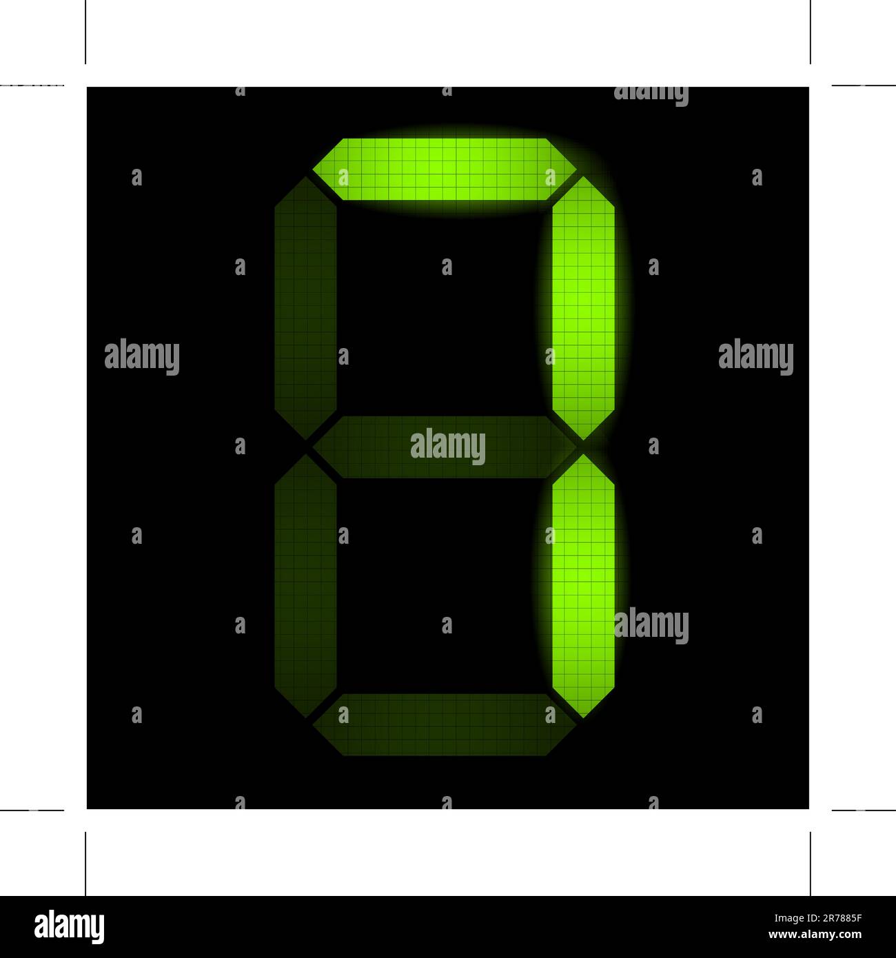 Neon numbers Stock Vector Images - Alamy