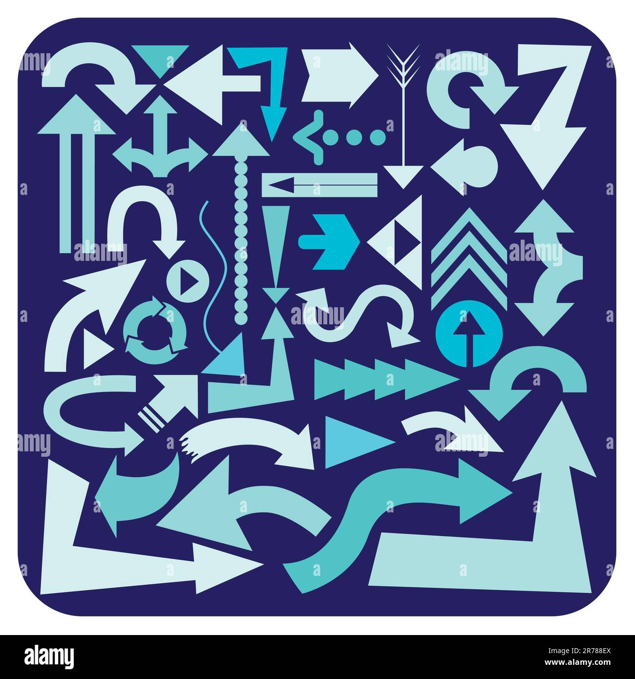 vector collection of various arrow signs Stock Vector Image & Art - Alamy