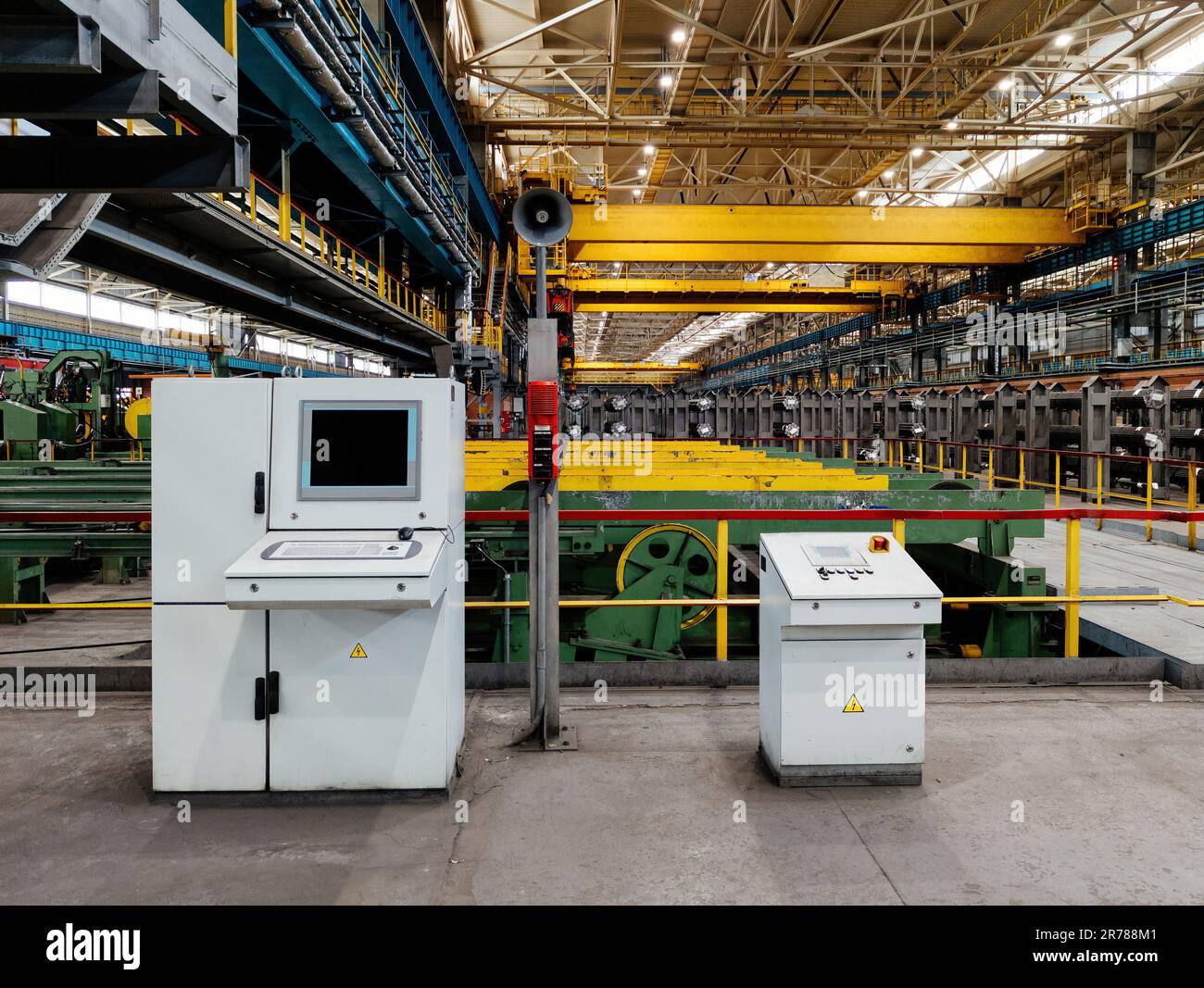 CNC control device in rolled metal factory Stock Photo - Alamy