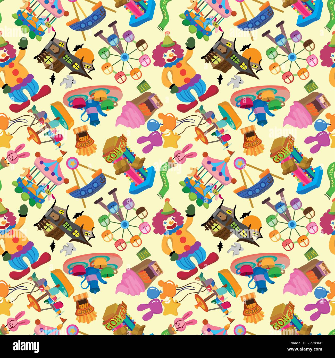 seamless playground pattern Stock Vector Image & Art - Alamy