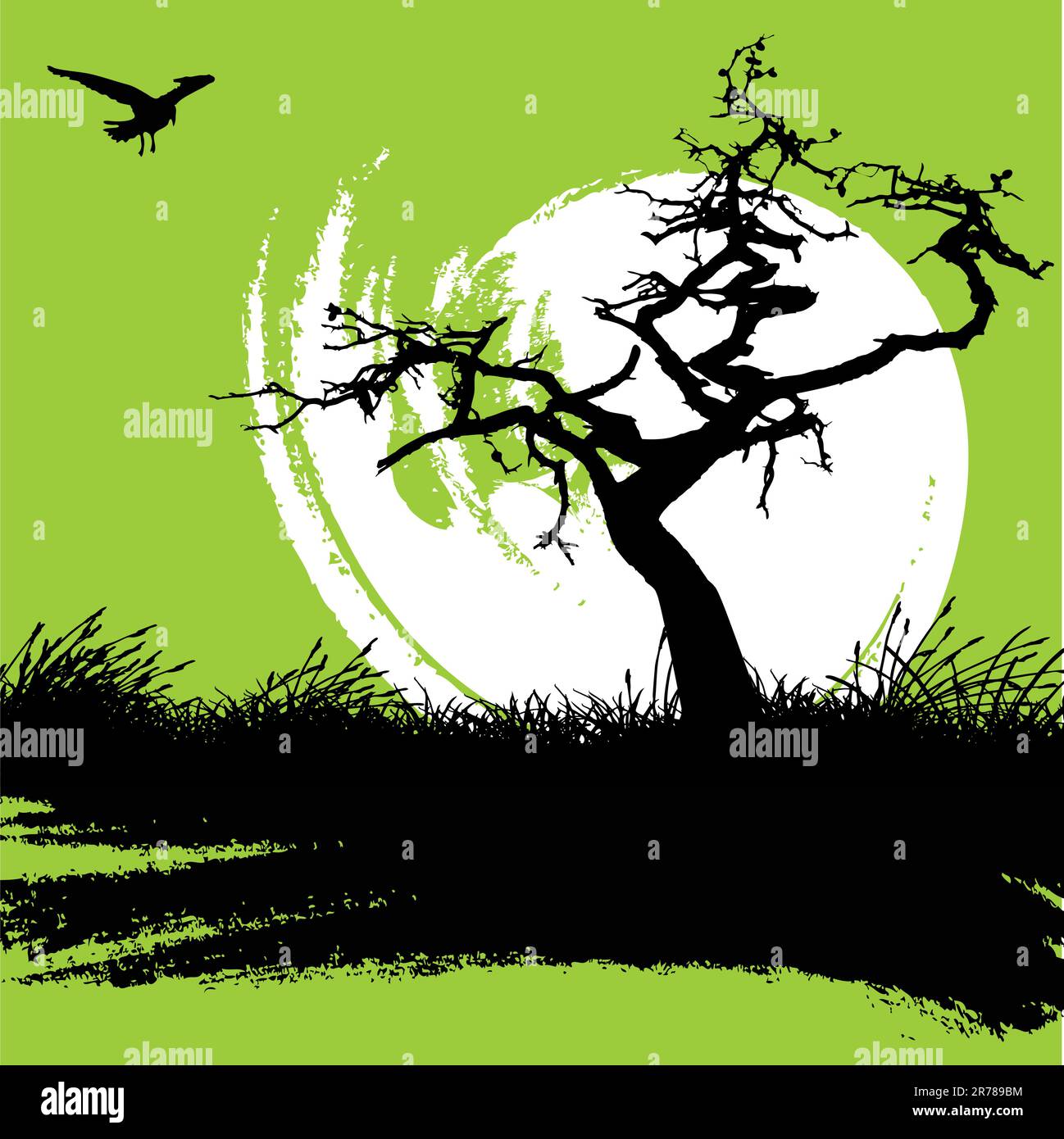 vector illustration of a tree Stock Vector Image & Art - Alamy