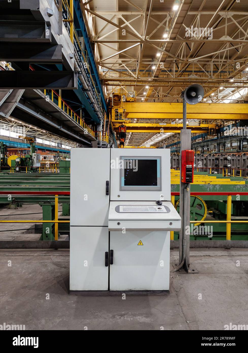 CNC control device in rolled metal factory Stock Photo - Alamy