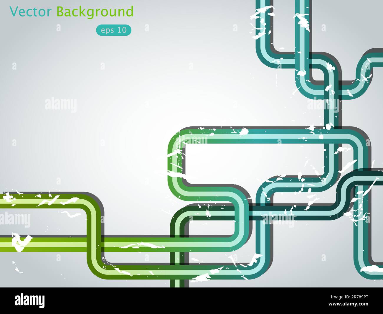 Vector green and blue background with stripes and light Stock Vector ...