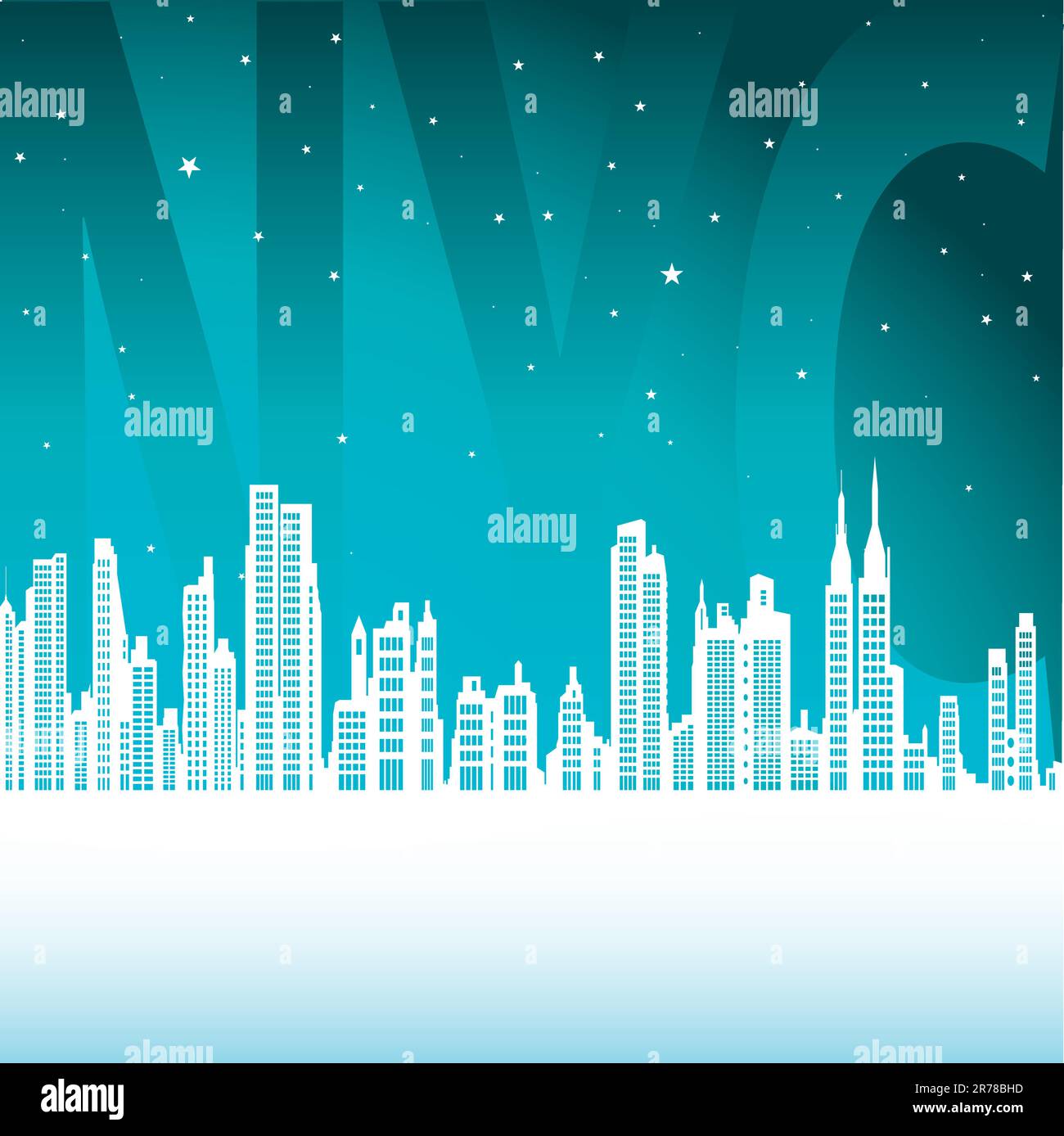 vector cityscape of new york city Stock Vector Image & Art - Alamy