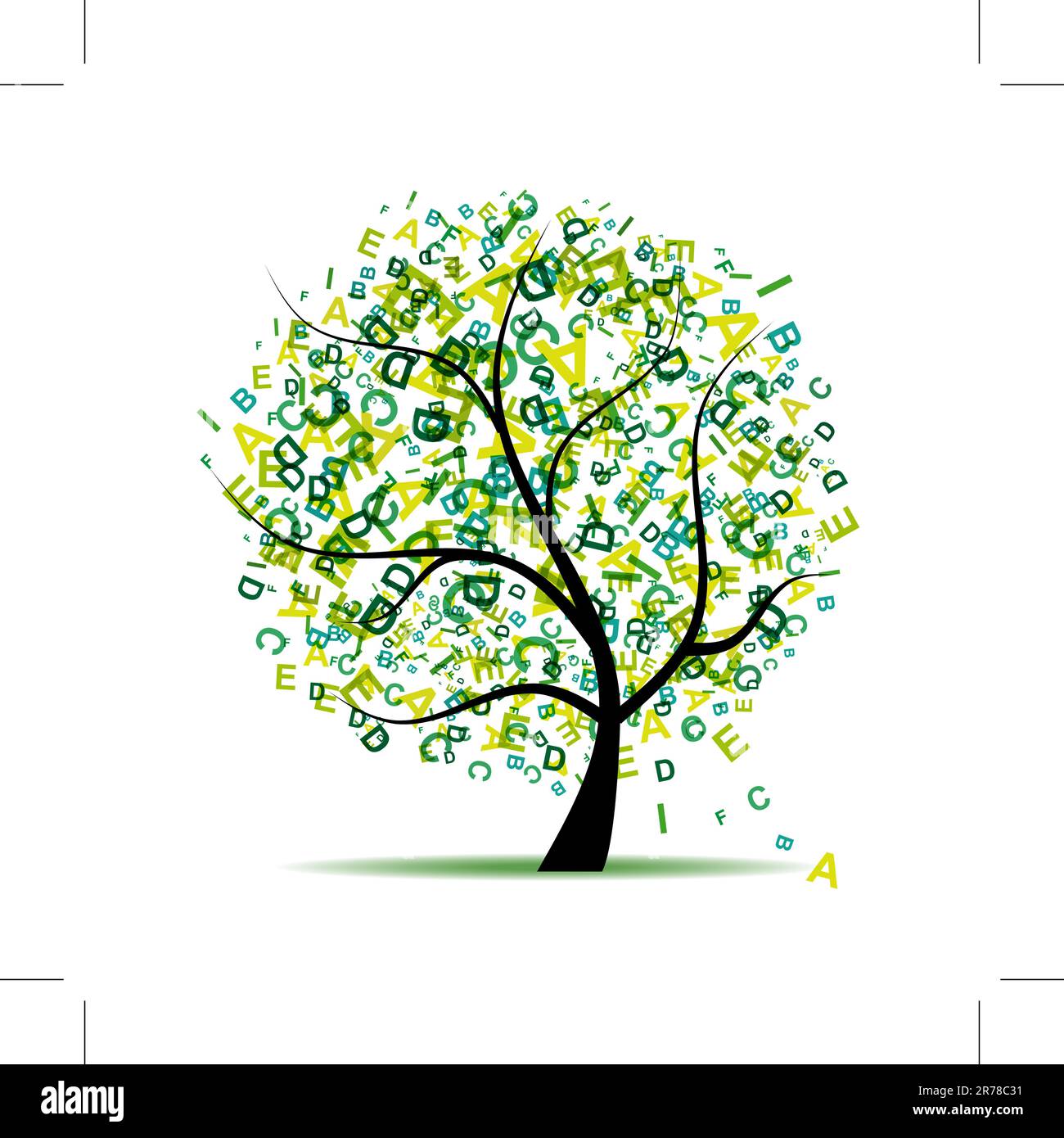 Curled letters hi-res stock photography and images - Alamy