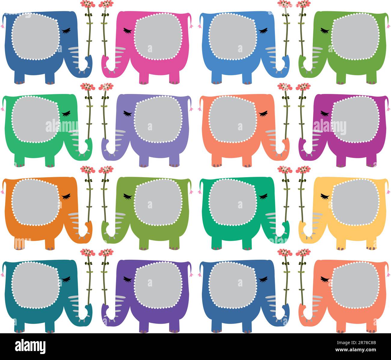 Elephants design Stock Vector Images - Alamy