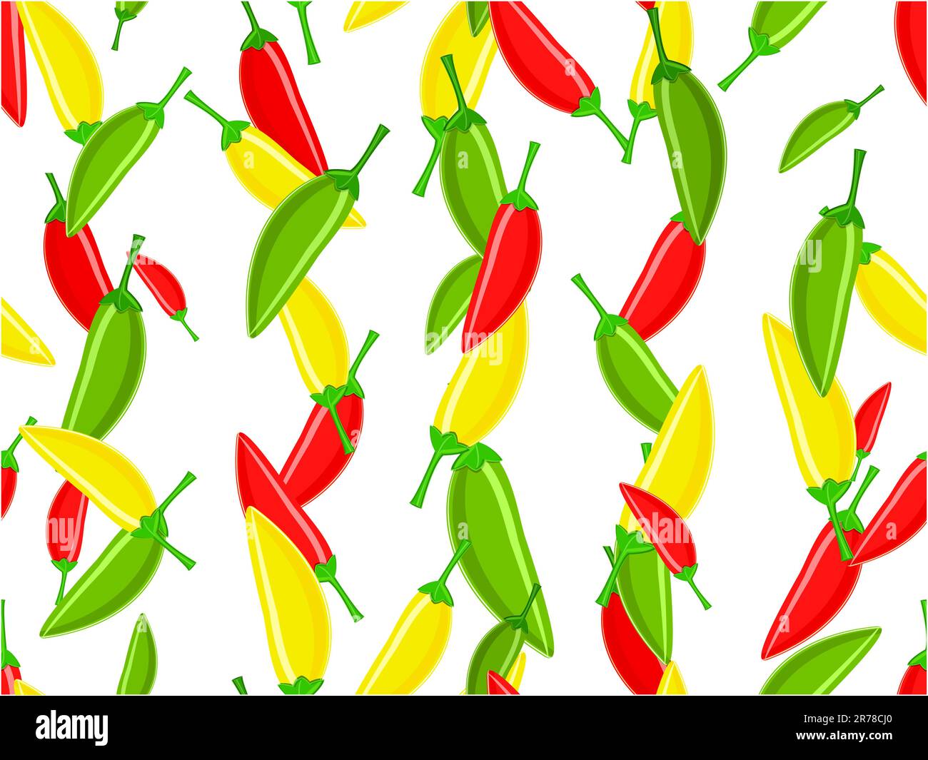 White chili variety Stock Vector Images - Alamy