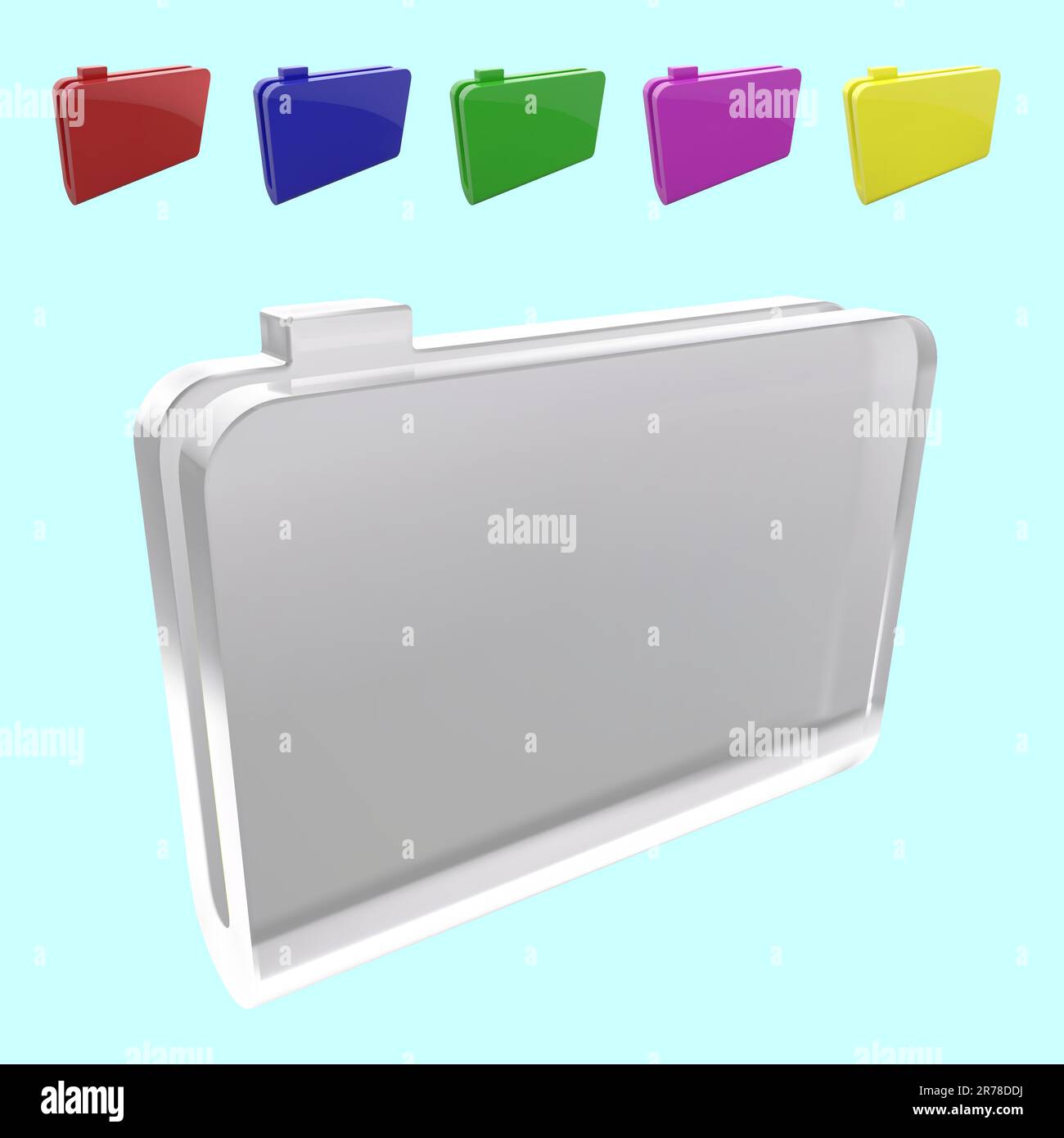 Plastic folders Stock Vector Images - Alamy