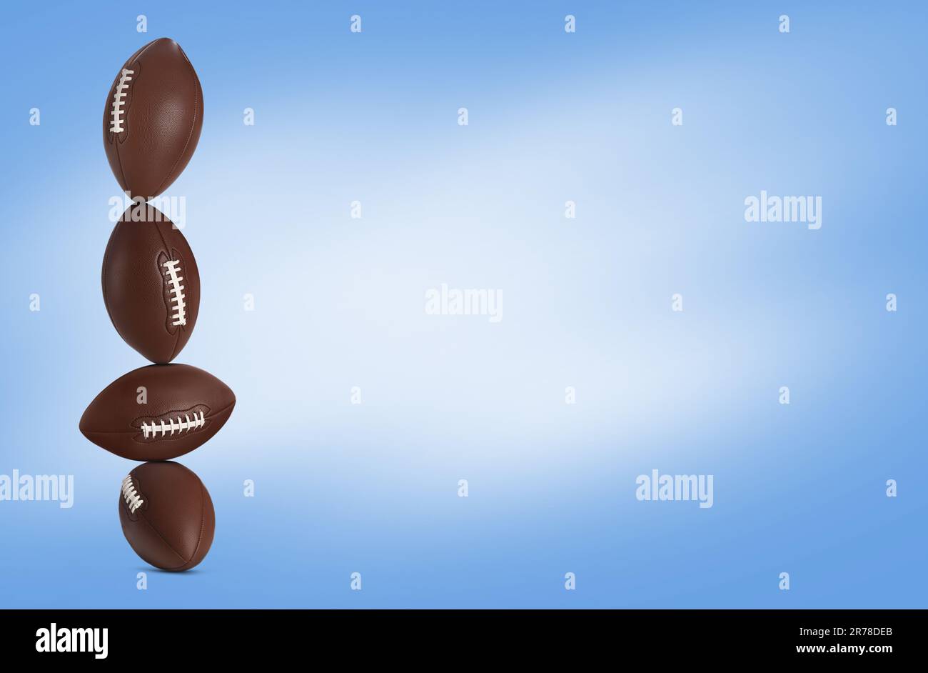 Rugby balls hi-res stock photography and images - Alamy