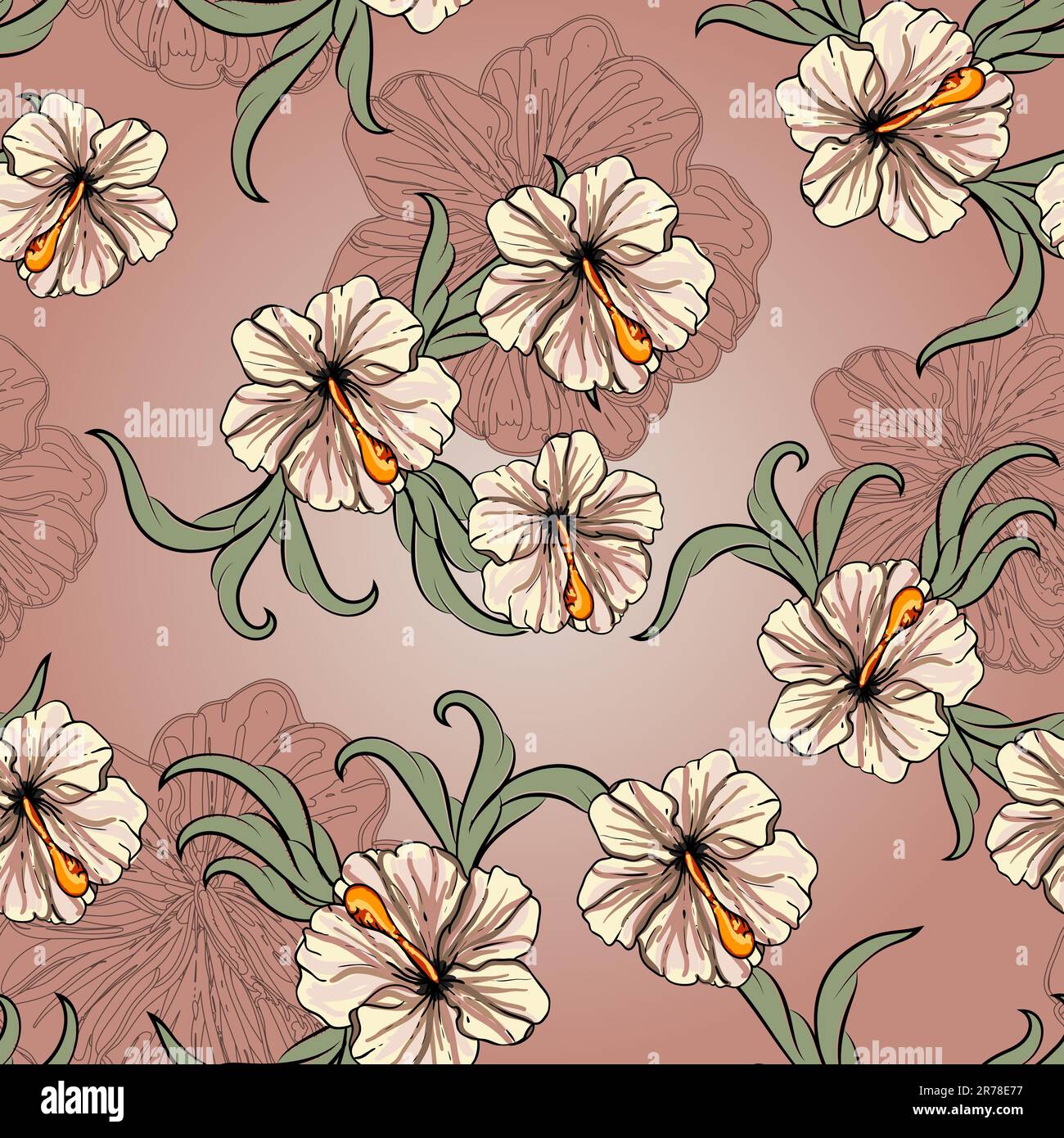 Vintage garden style Stock Vector Images - Alamy