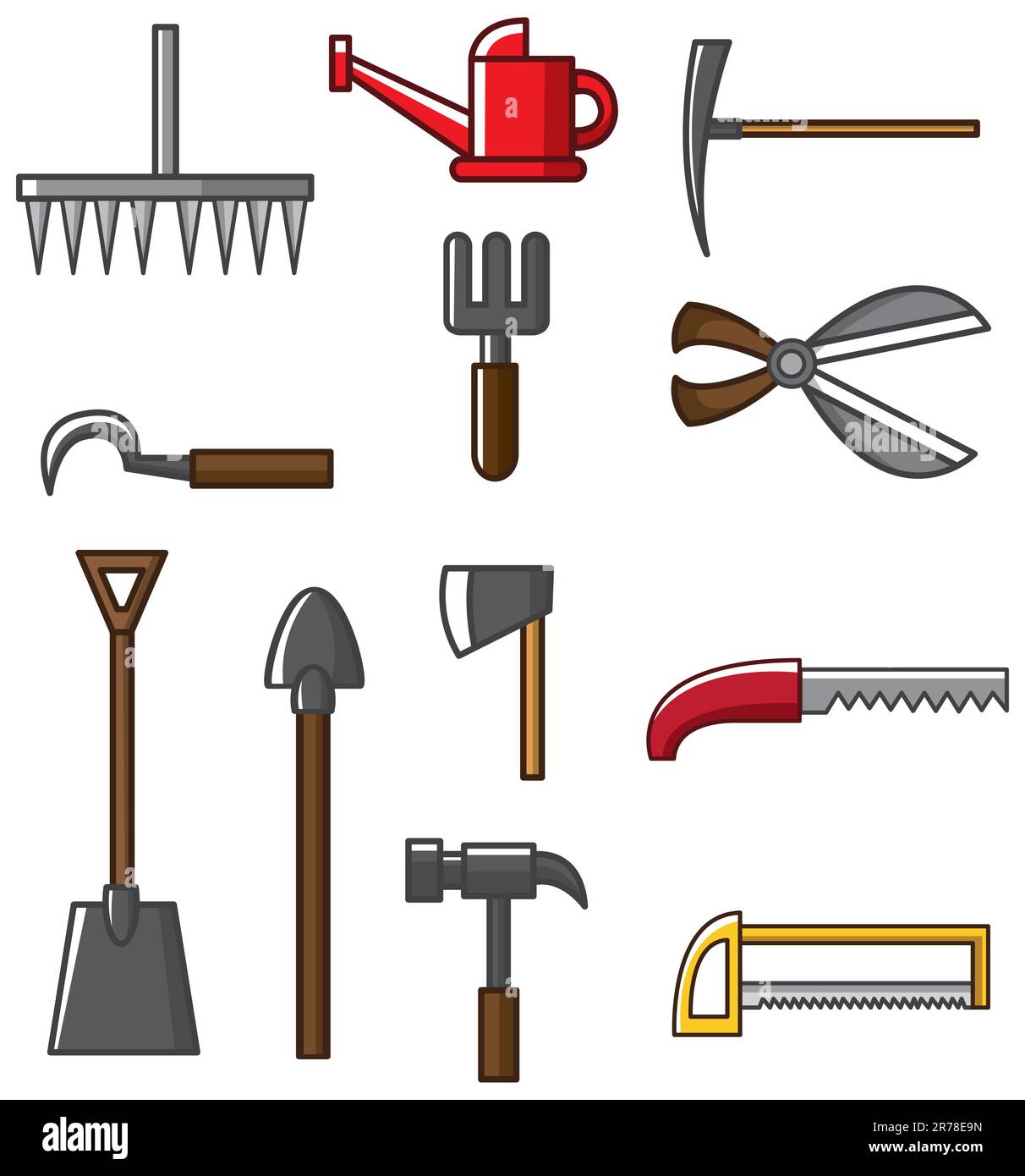 Hand Tool Silhouette Collection Vectors Stock Vector Image And Art Alamy