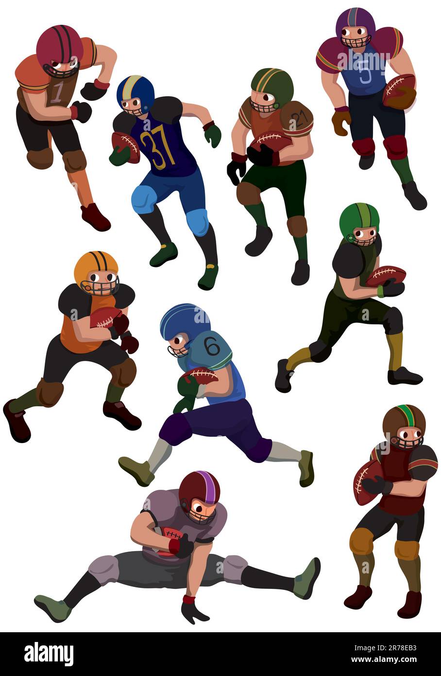 cartoon football icon Stock Vector Image & Art - Alamy