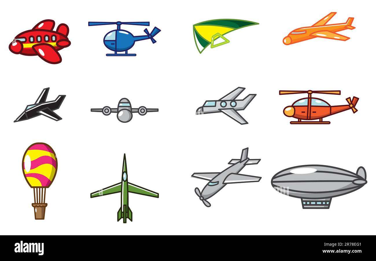 cartoon airplane icon Stock Vector Image & Art - Alamy