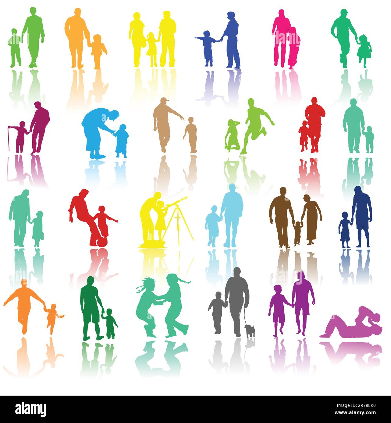 Family fancy Cut Out Stock Images & Pictures - Alamy