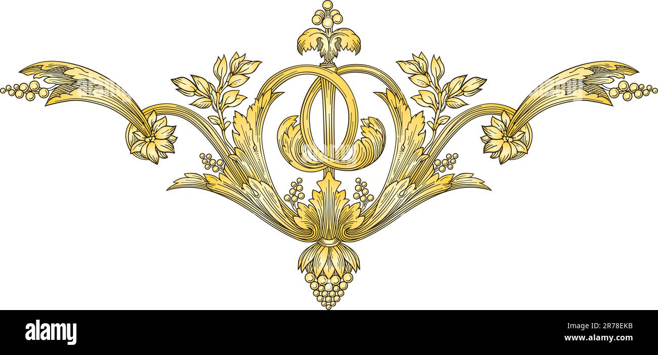 Gold header Stock Vector Images - Alamy