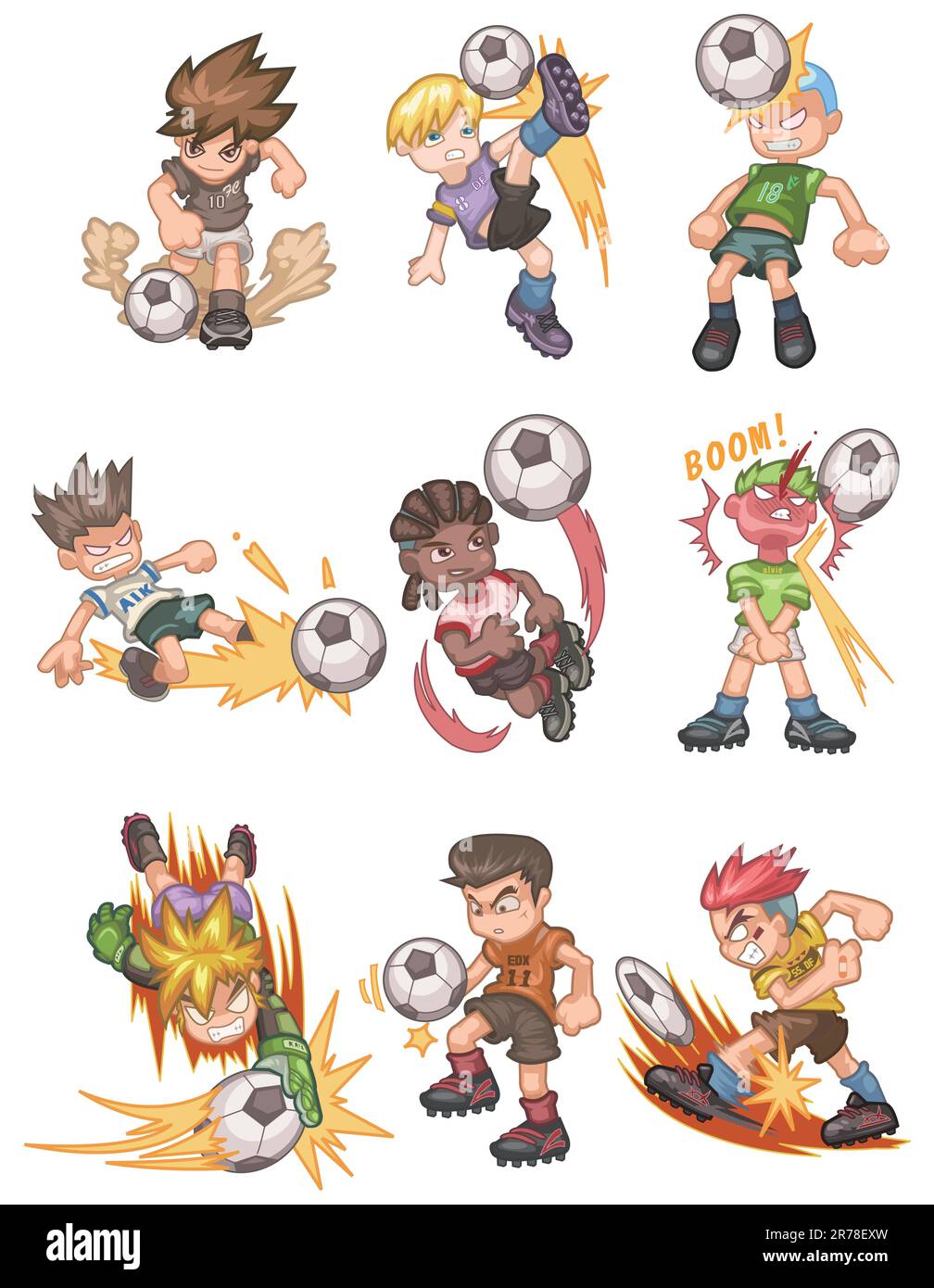 cartoon soccer icon Stock Vector Image & Art - Alamy