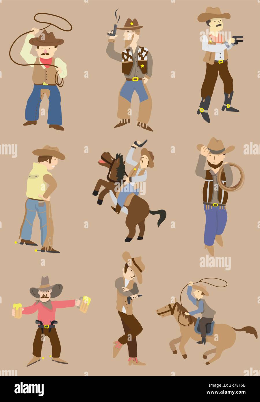 Wild west gun belt Stock Vector Images - Alamy