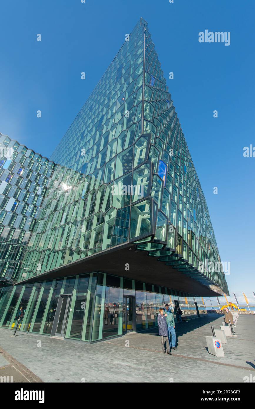 Harpa Concert Hall and Conference Centre, Reykjavik, Iceland. The ...
