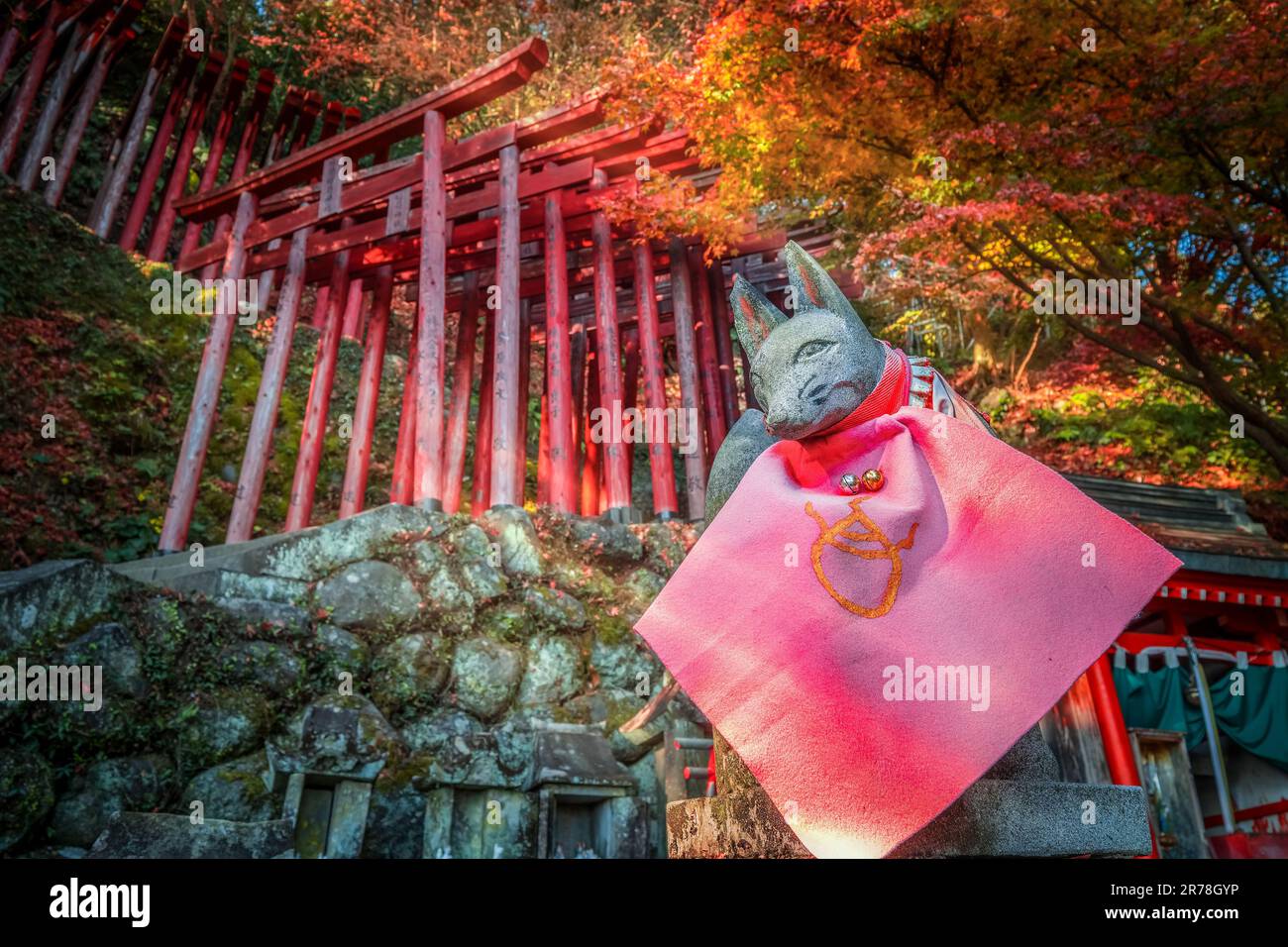 Saga, Japan - Nov 28 2022: Yutoku Inari shrine in Kashima City, Saga ...
