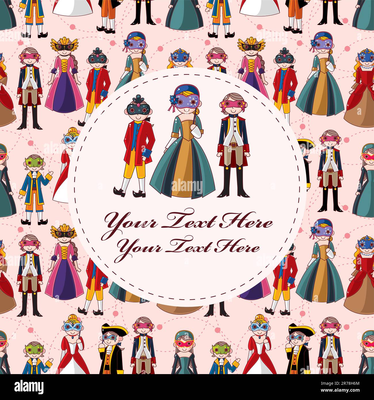 mask party card Stock Vector Image & Art - Alamy