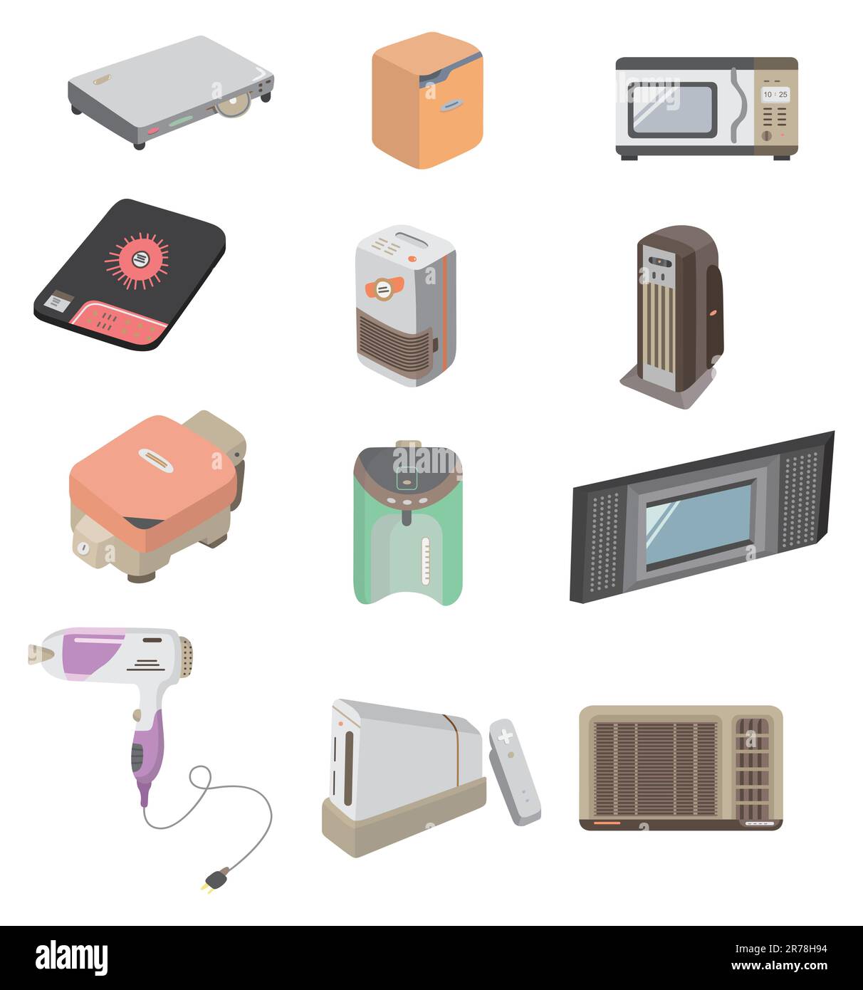 Cartoon character design electric Stock Vector Images - Alamy